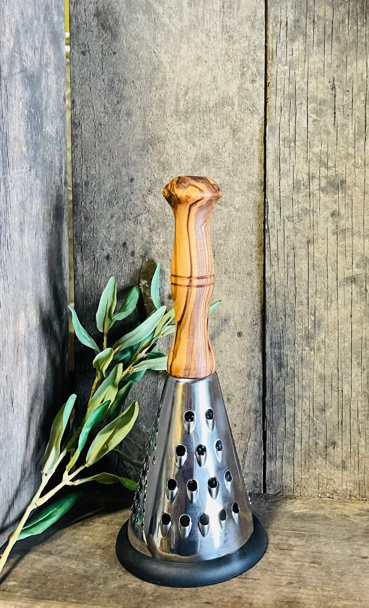 Hand Crafted Olive Wood Grater – Figone Olive Oil