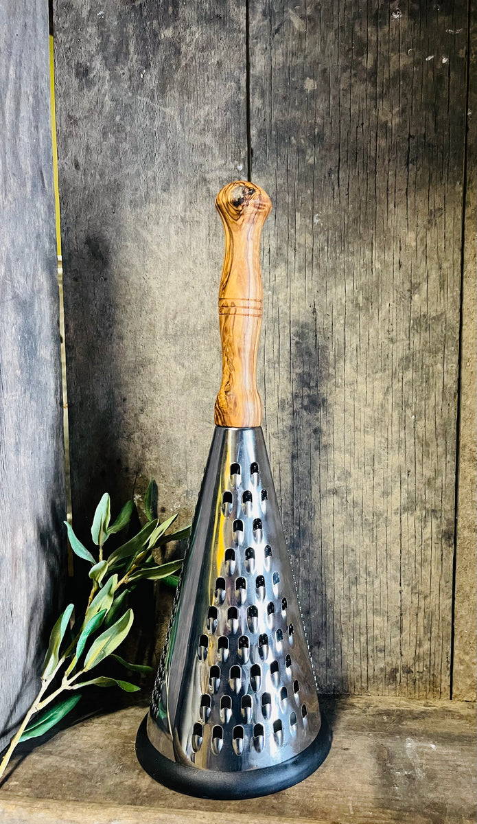 Hand Crafted Olive Wood Grater – Figone Olive Oil